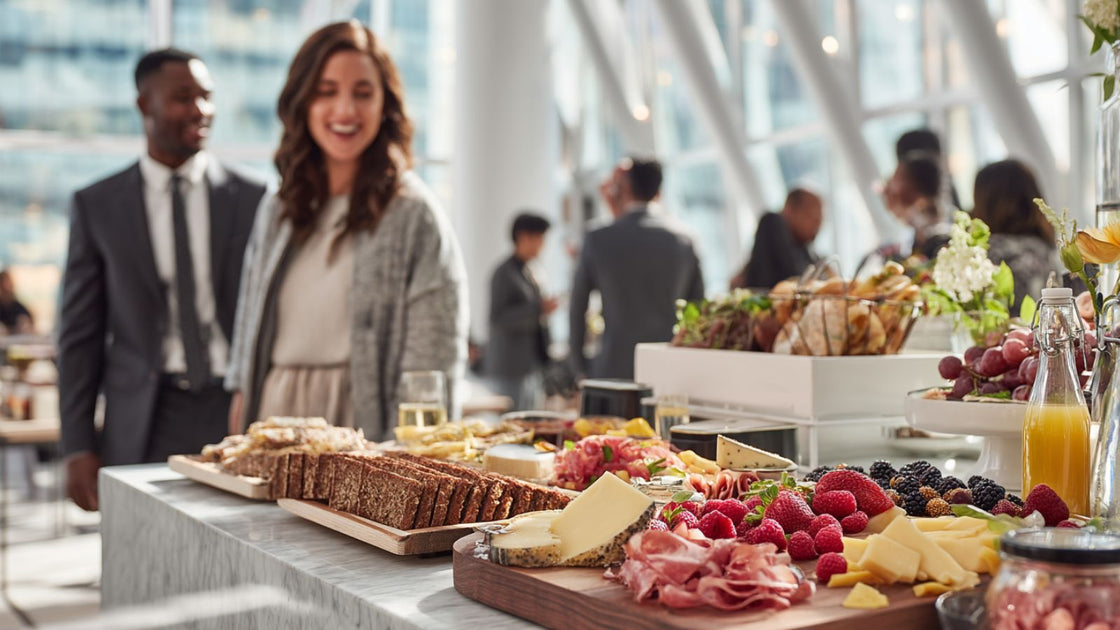 10 Inspiring Office Lunch Ideas for Corporate Meetings & Events | Luxe ...