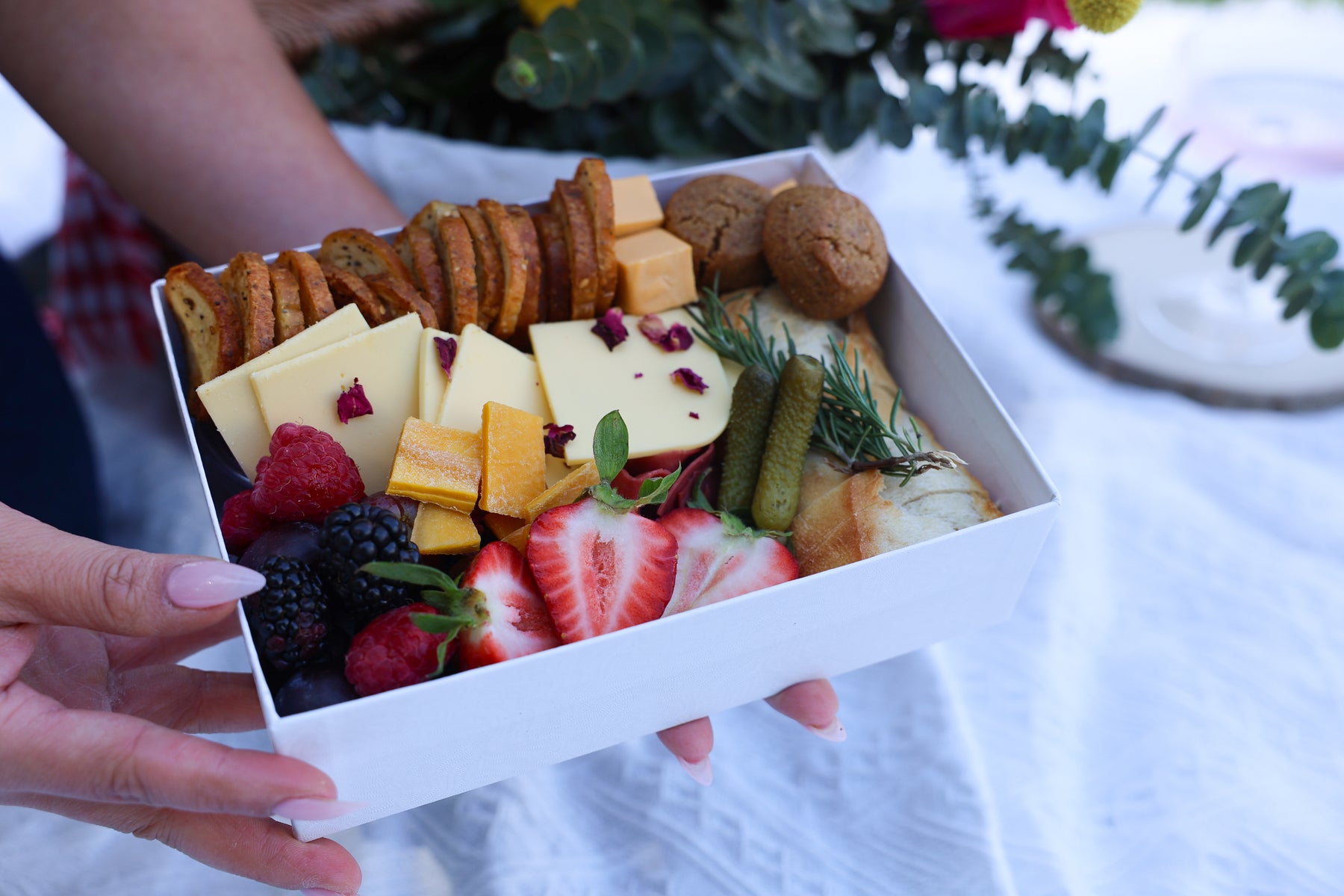 Mini Charcuterie Board Delivery | Luxe Bites Individual Charcuterie Boxes